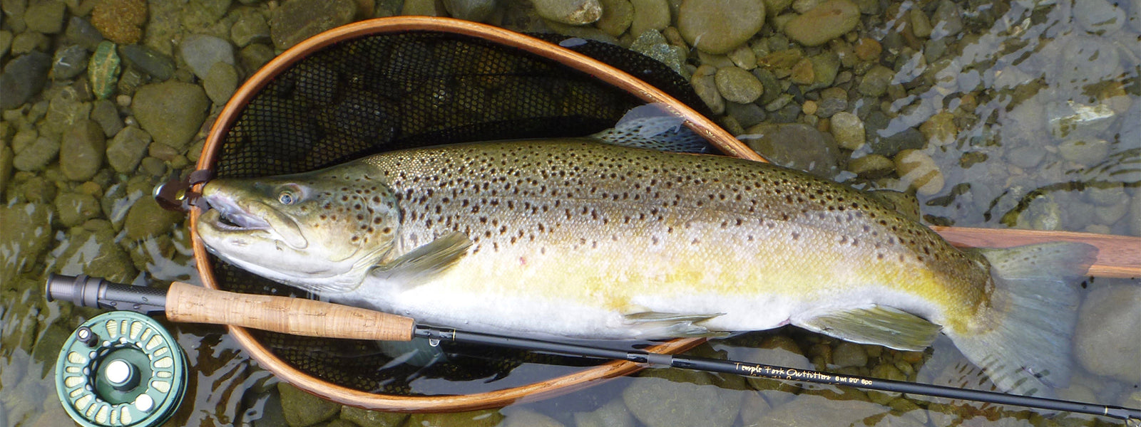 Handcrafted Custom Wooden Fly Fishing Landing Nets