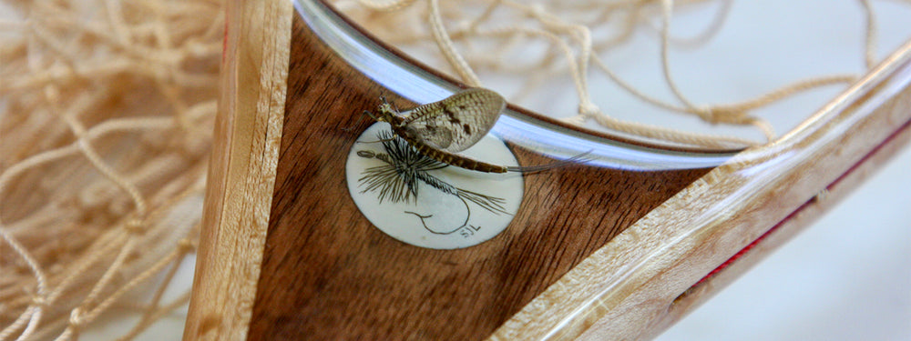 Handcrafted Custom Wooden Fly Fishing Landing Nets