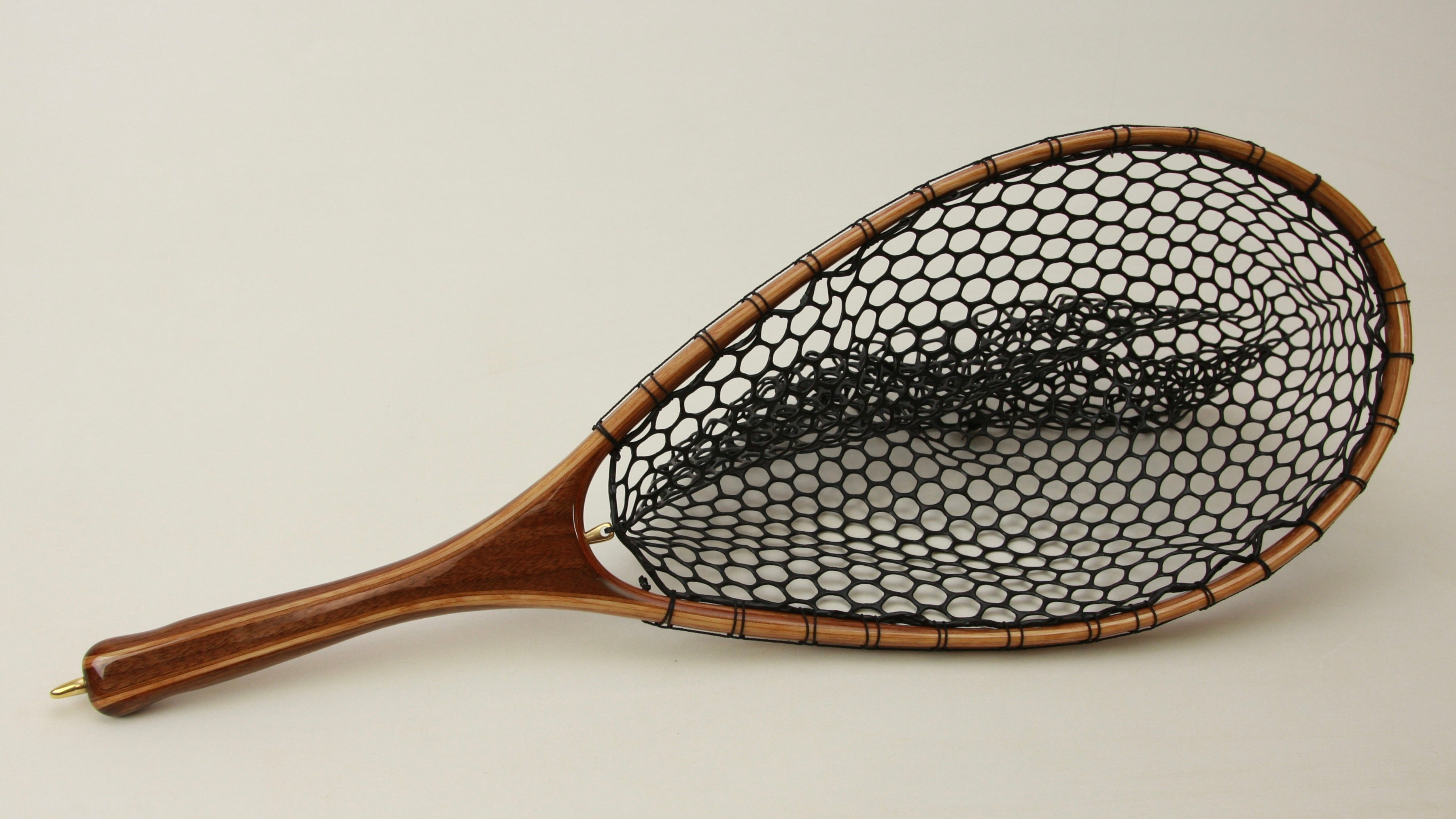 Custom wooden catch and release landing nets in stock, ready to ship ...