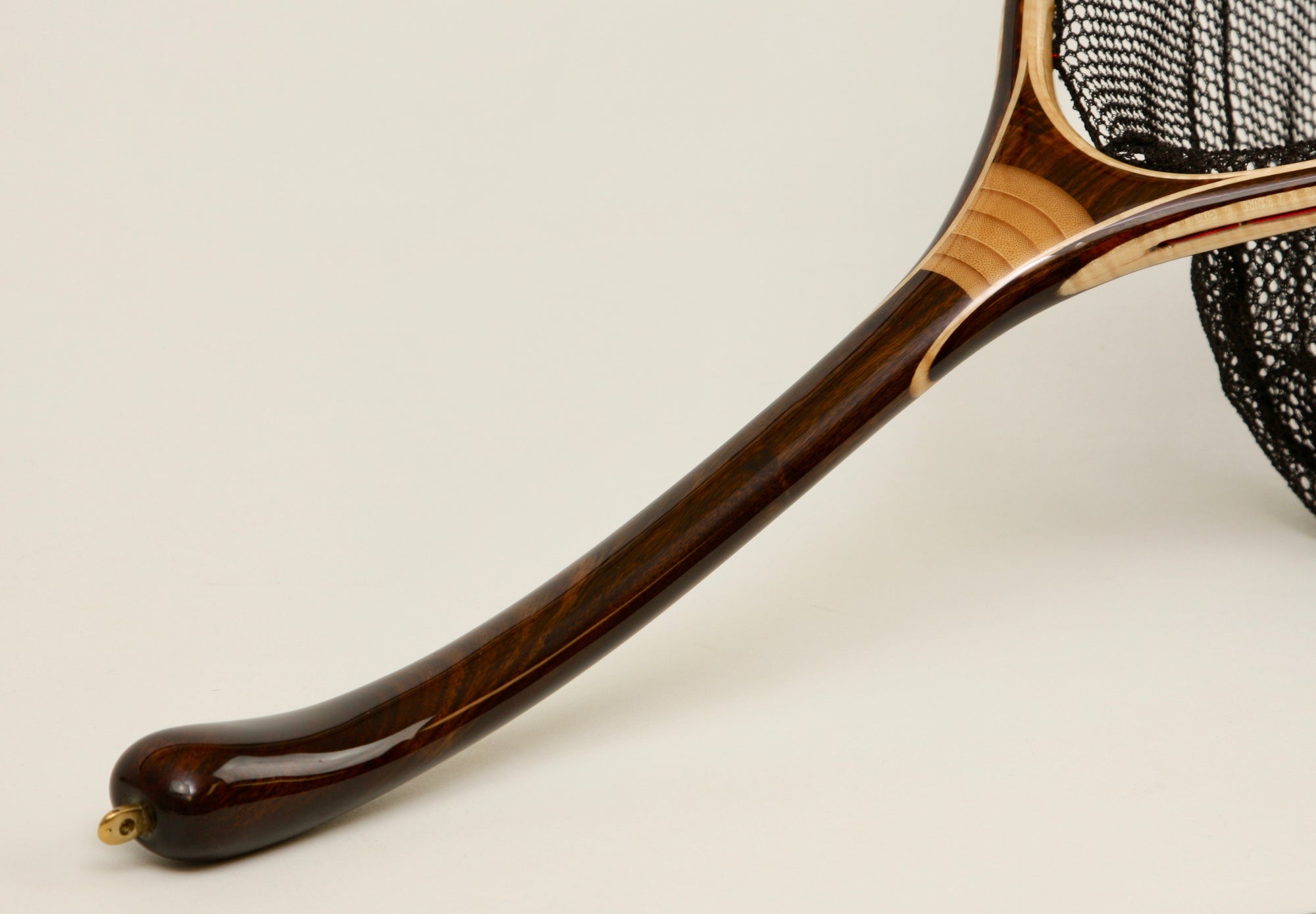 A unique custom wooden landing net for a unique person. - Nets that ...