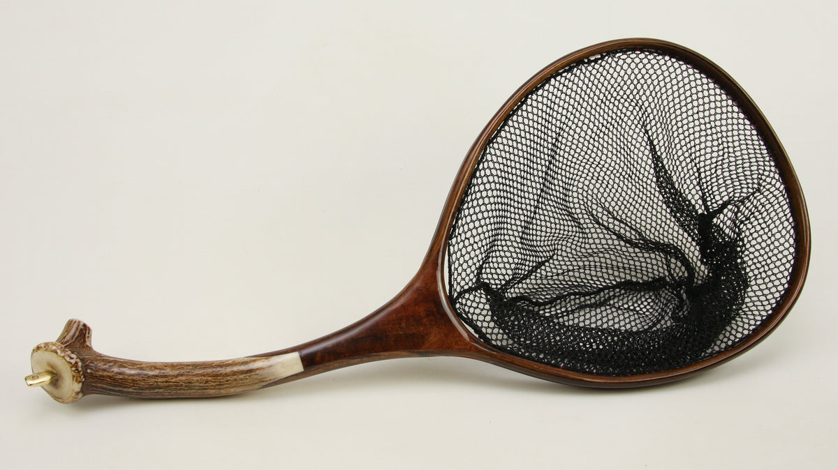 Custom wooden catch and release landing nets in stock, ready to ship ...
