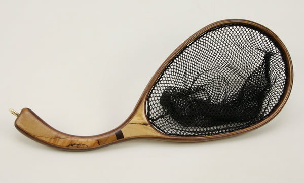 Small sized Fly Fishing Landing Net in Spalted Maple and Walnut - Nets ...