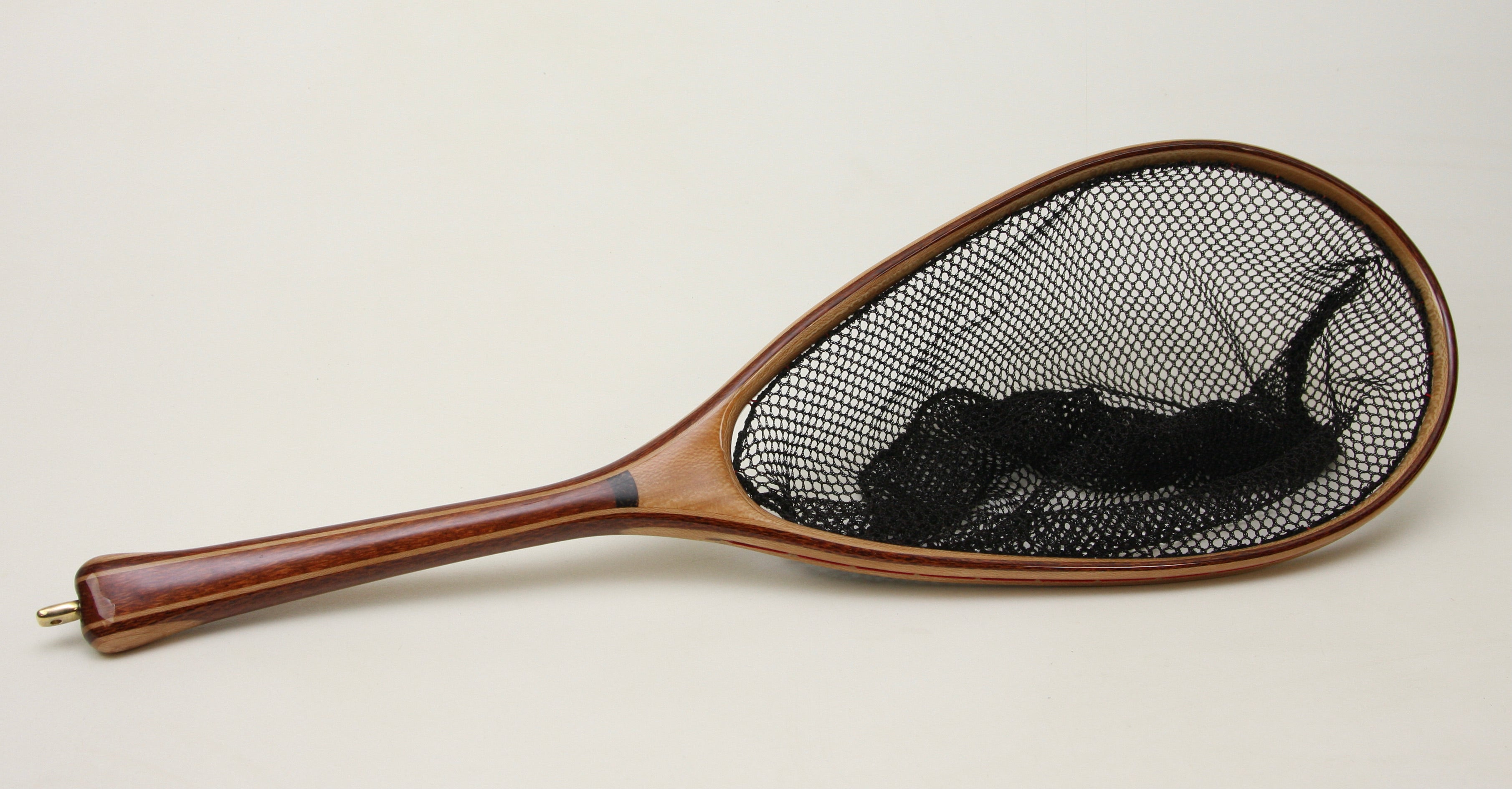 Custom wooden catch and release landing nets in stock, ready to ship ...