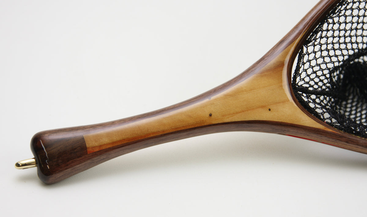 Small brook trout landing net: Select Box Elder and Walnut - Nets that ...