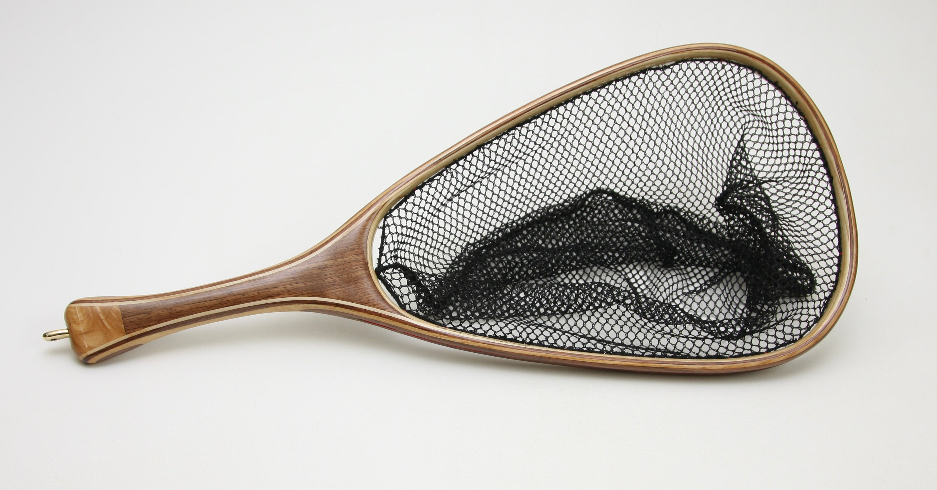 Custom wooden catch and release landing nets in stock, ready to ship ...