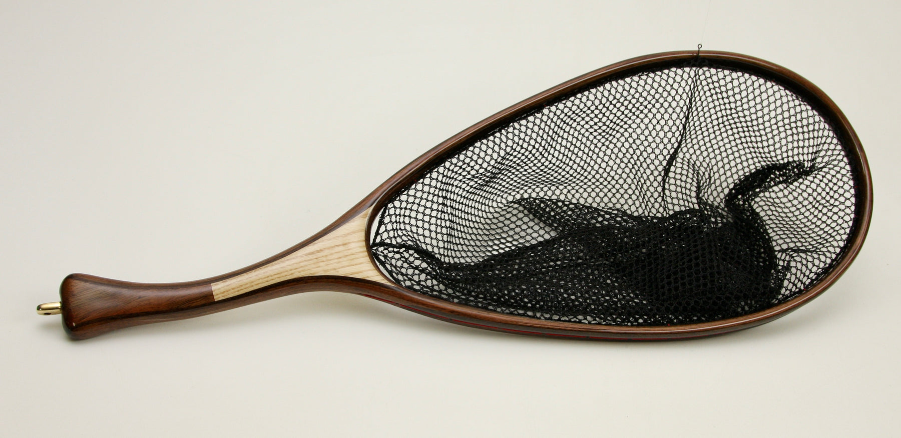 Custom wooden catch and release landing nets in stock, ready to ship ...