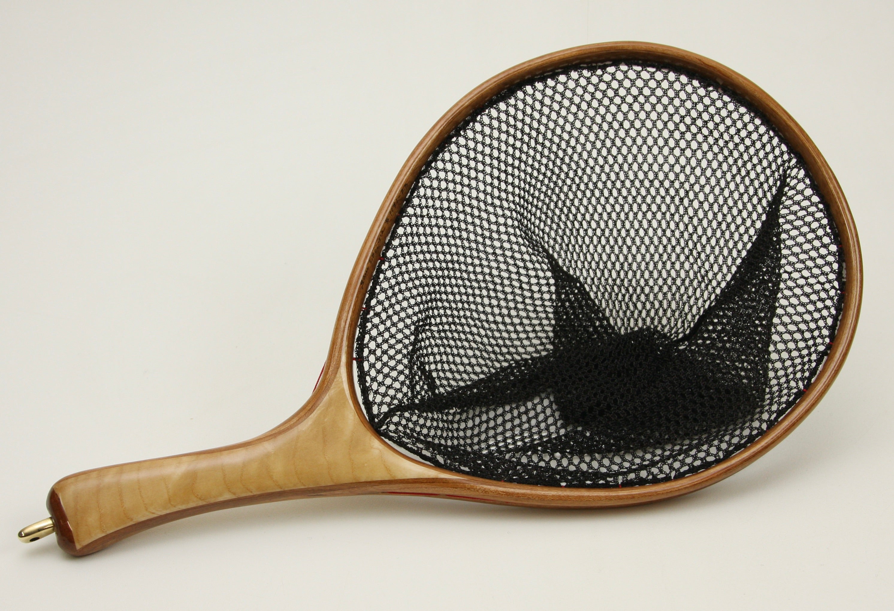 Custom wooden catch and release landing nets in stock, ready to ship ...