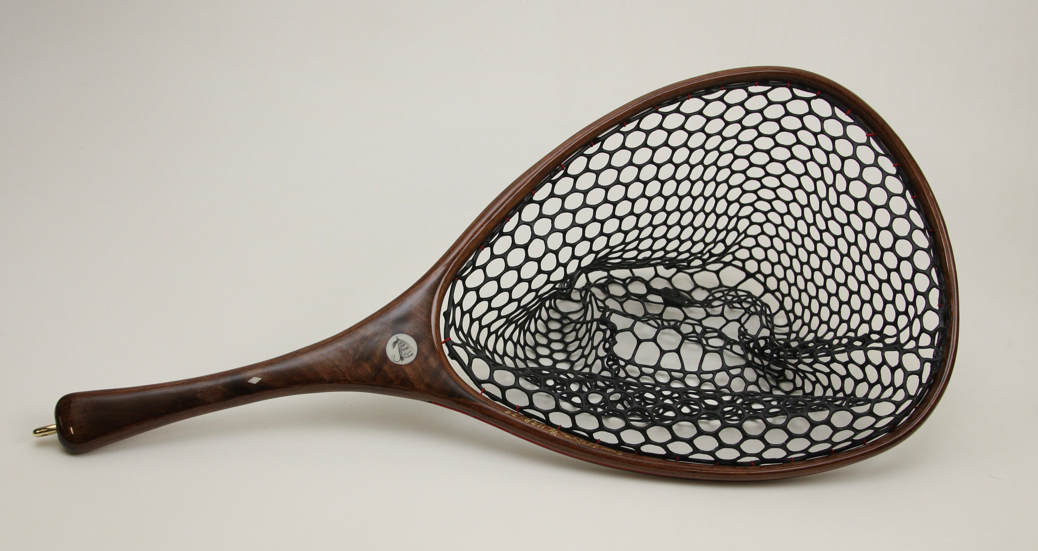 Custom wooden catch and release landing nets in stock, ready to ship ...